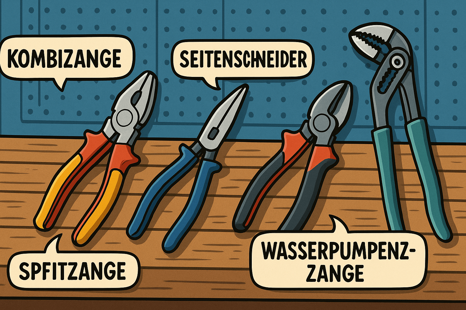 Zangenarten erklärt – Welche Zange wofür?
