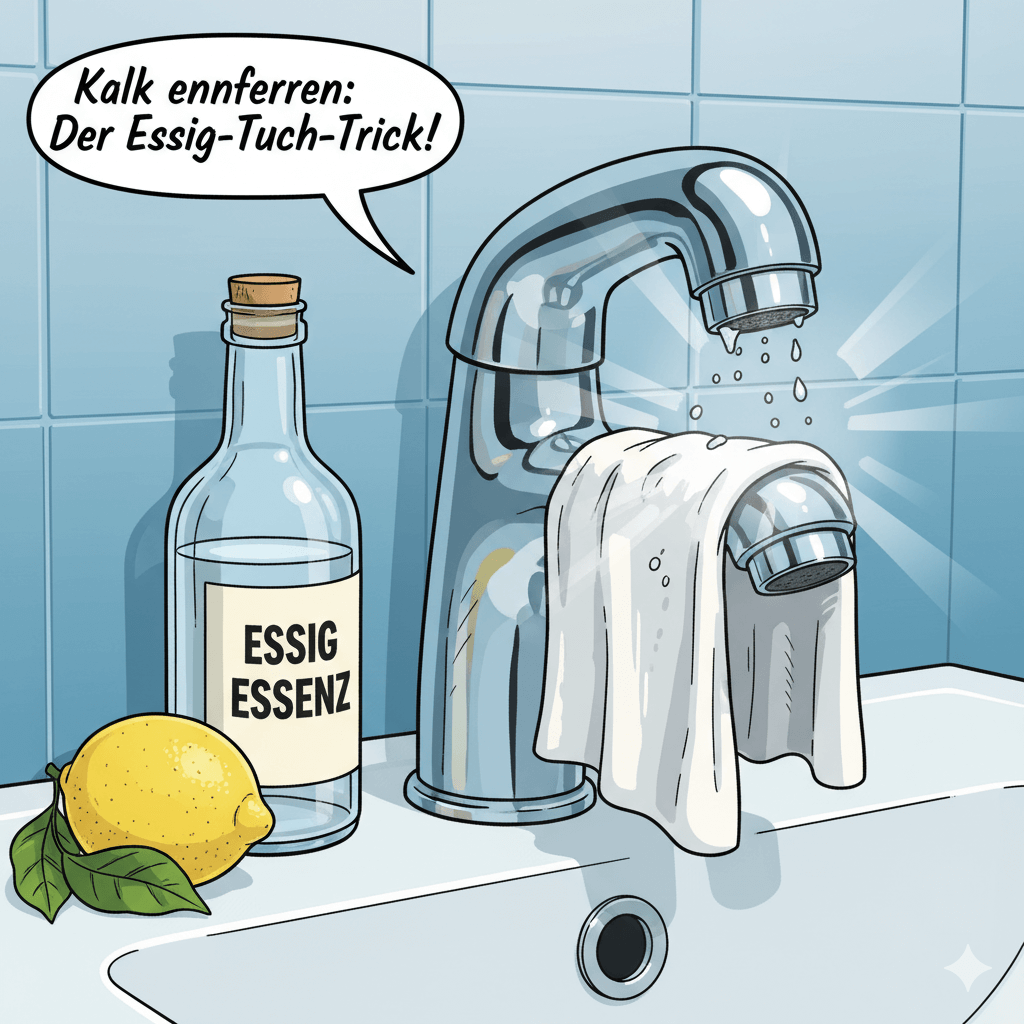 Kalk entfernen mit Hausmitteln: Die besten Tipps für Bad & Küche
